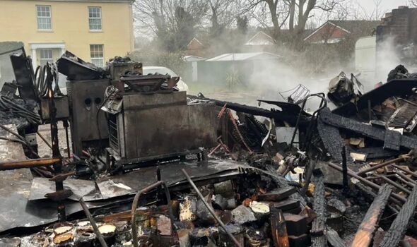 Massive burger van explosion sends rubble flying as seaside town rocked