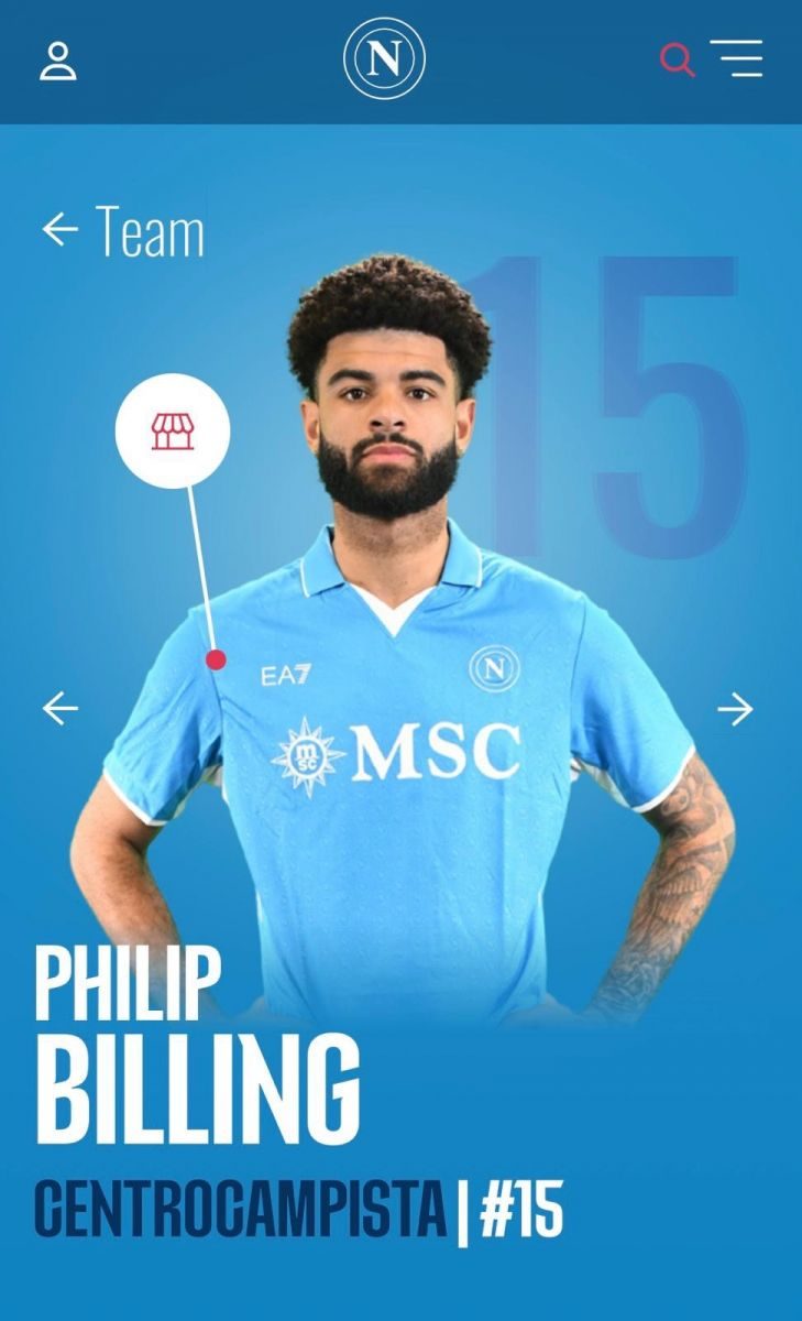 Napoli, Billing ha scelto il numero di maglia (FOTO)