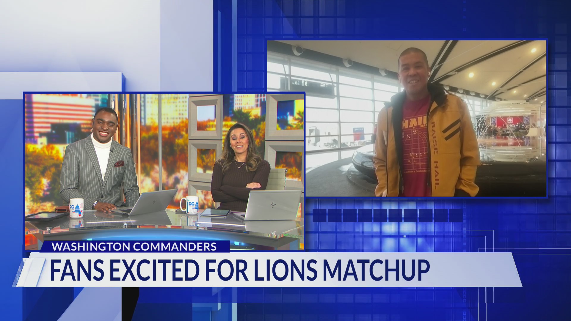 Washington Commanders fans excited for Lions matchup