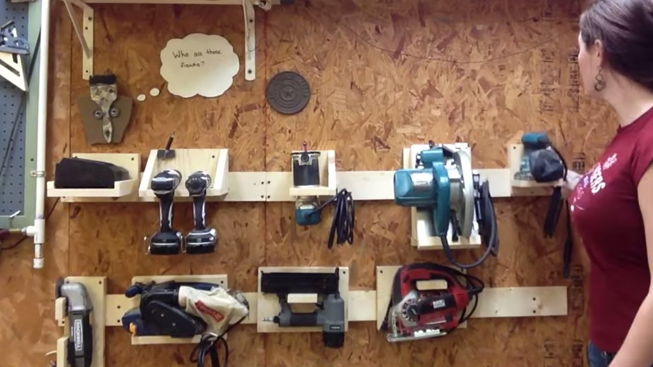 Create a DIY French cleat tool system for wall storage