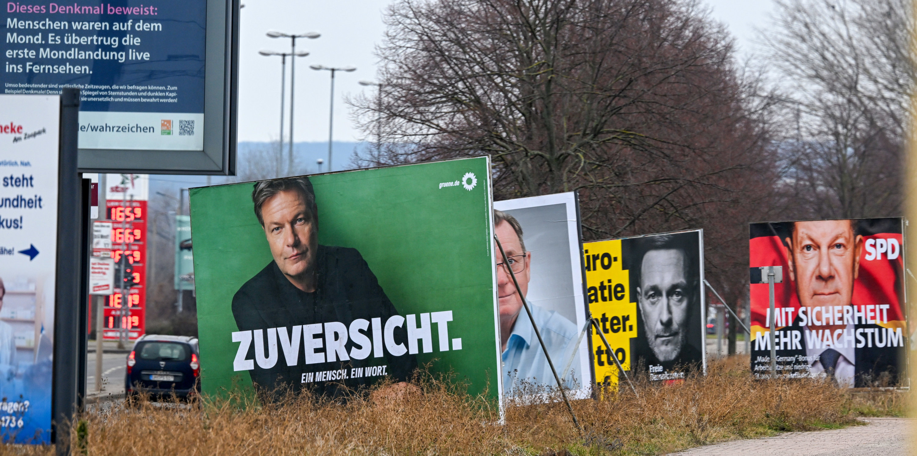 Die Wahlplakate der Parteien zur Bundestagswahl 2025