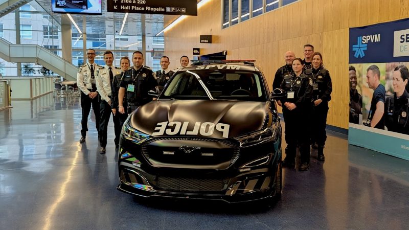Le SPVM ajoute un Ford Mustang Mach-E à son parc de véhicules