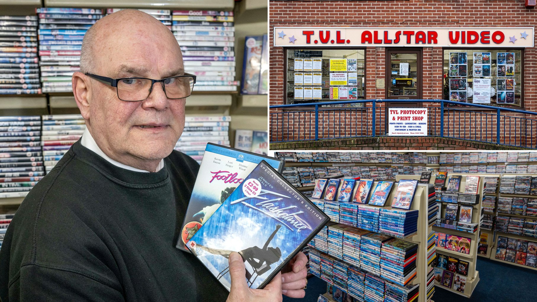 Inside one of the UK's last DVD rental shops still booming after 40 years