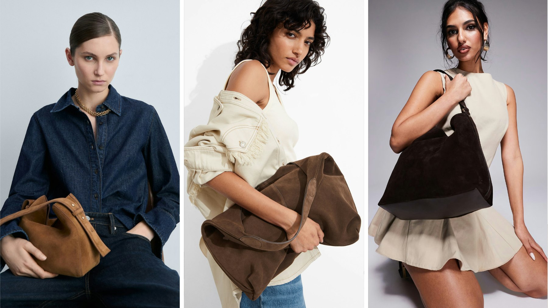 Suede bags are everywhere right now and we’ve found the best ones on ...