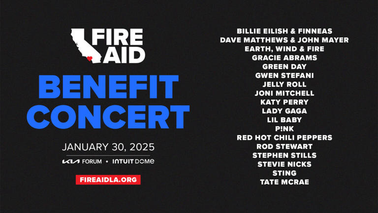 How to watch the FireAid benefit concert on Netflix, Apple TV Plus ...