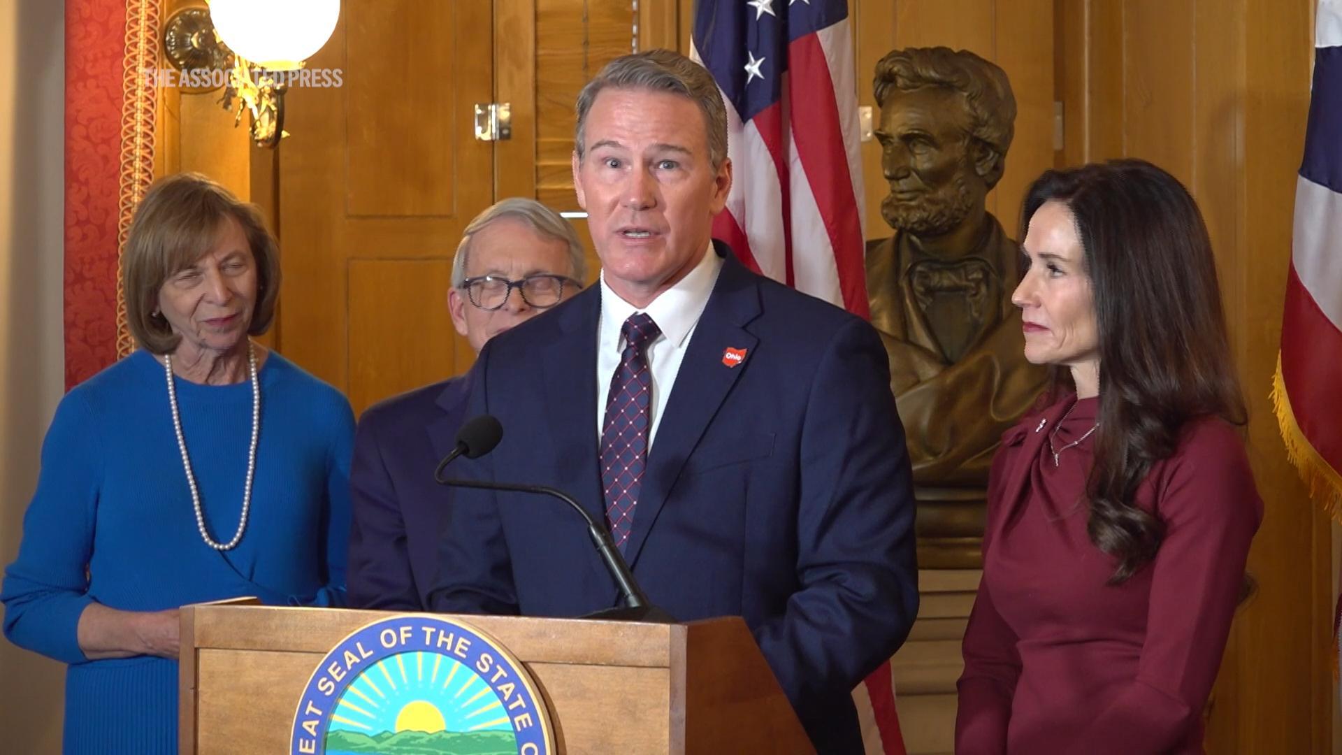 Ohio governor taps his lieutenant Jon Husted to replace JD Vance in U.S ...