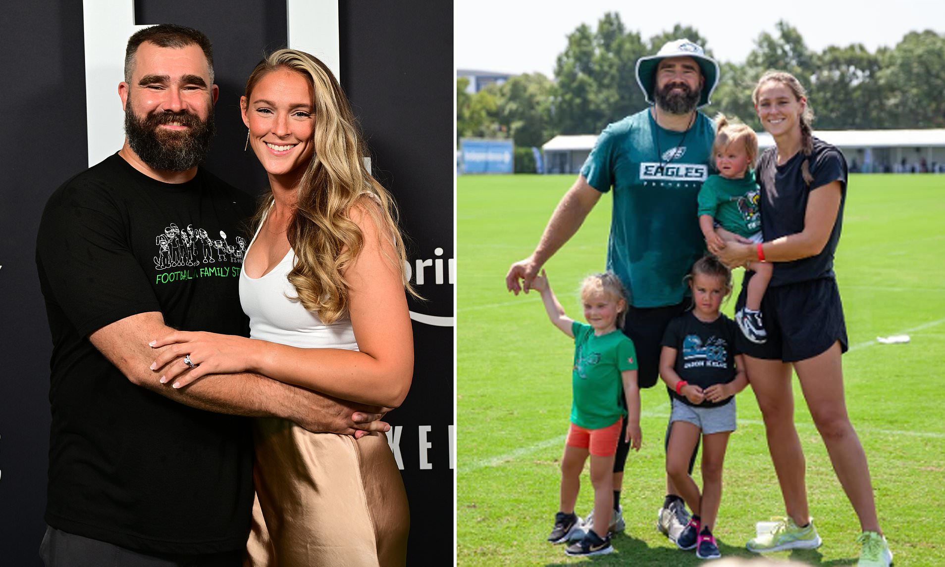 Jason Kelce reveals the sports he wants his three daughters to play