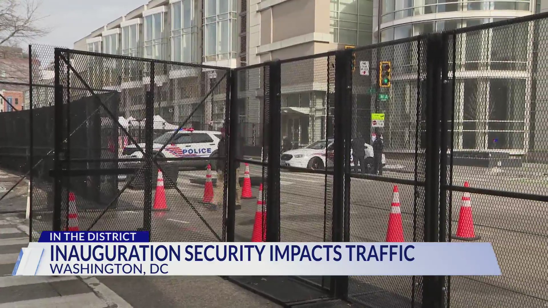 Inauguration security impacts traffic in DC