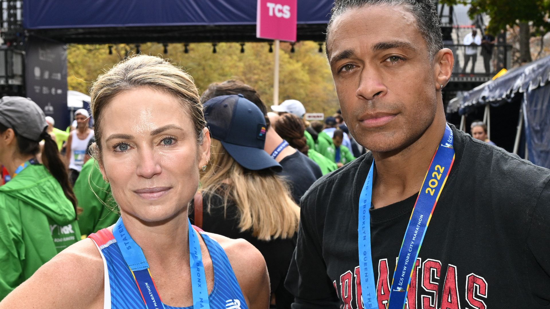 Amy Robach recalls early 'stresses' in 'tough' relationship with T.J ...