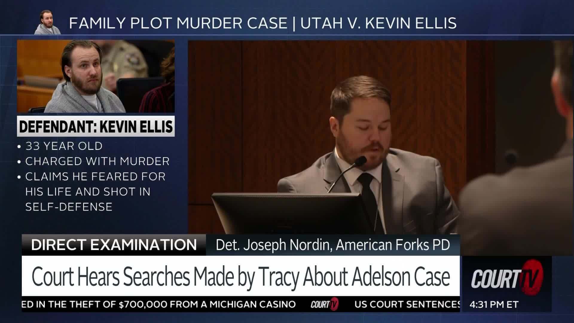 All In The Family: Defendant Searched Adelson Case Before Murder