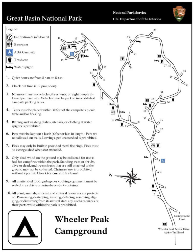 Wheeler Peak Campground - Great Basin National Park