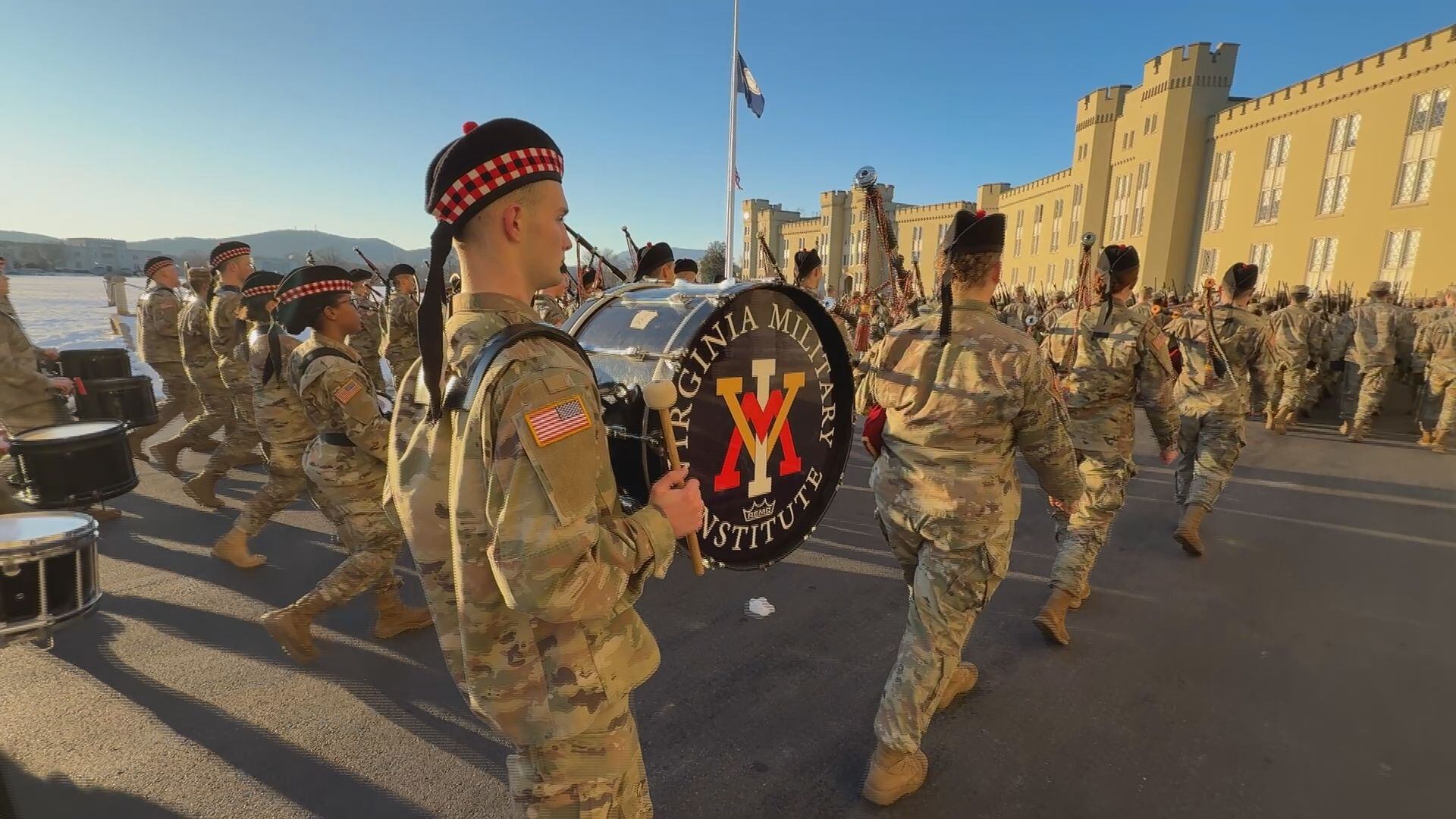 UPDATE: Weather affects inauguration plans; VMI will not march in parade