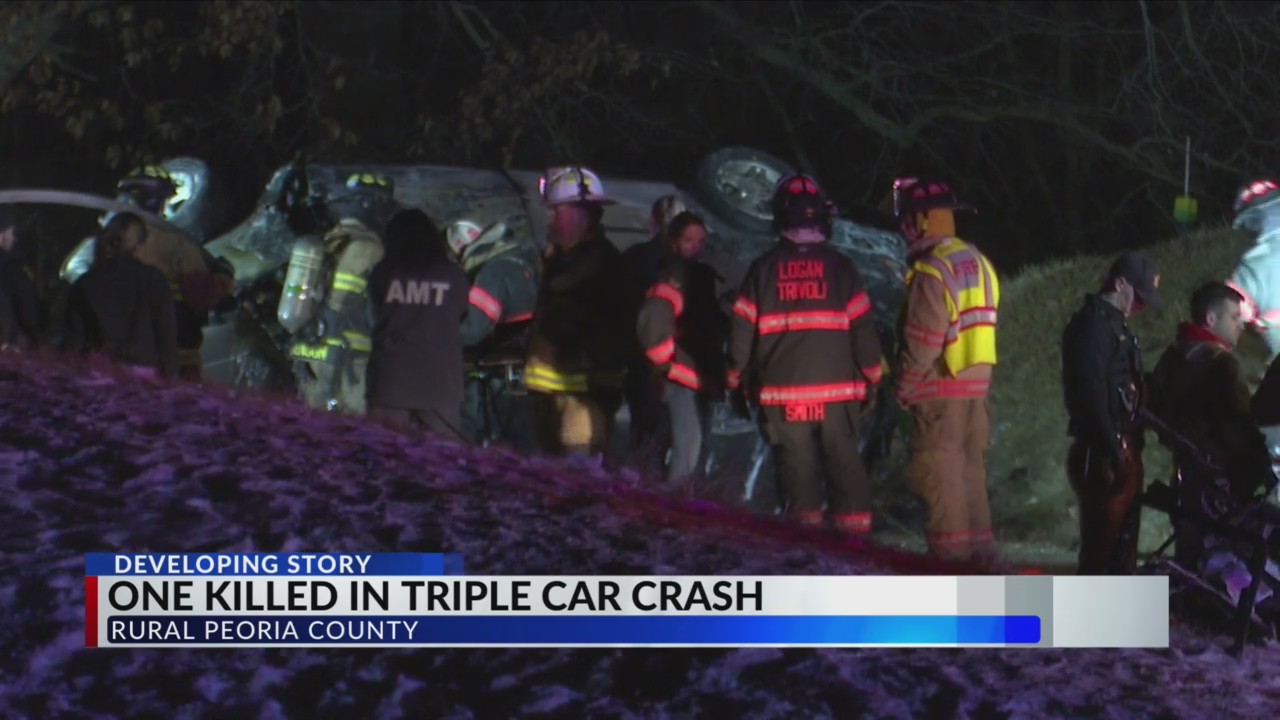 One killed in triple car crash