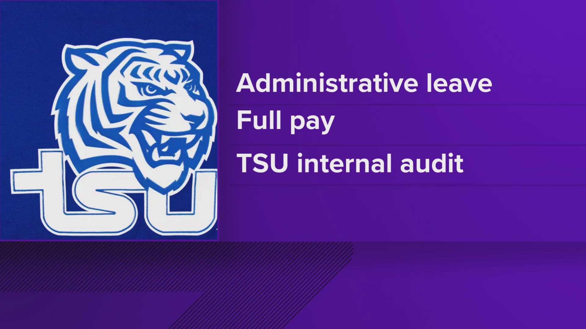 TSU band director removed amid internal audit