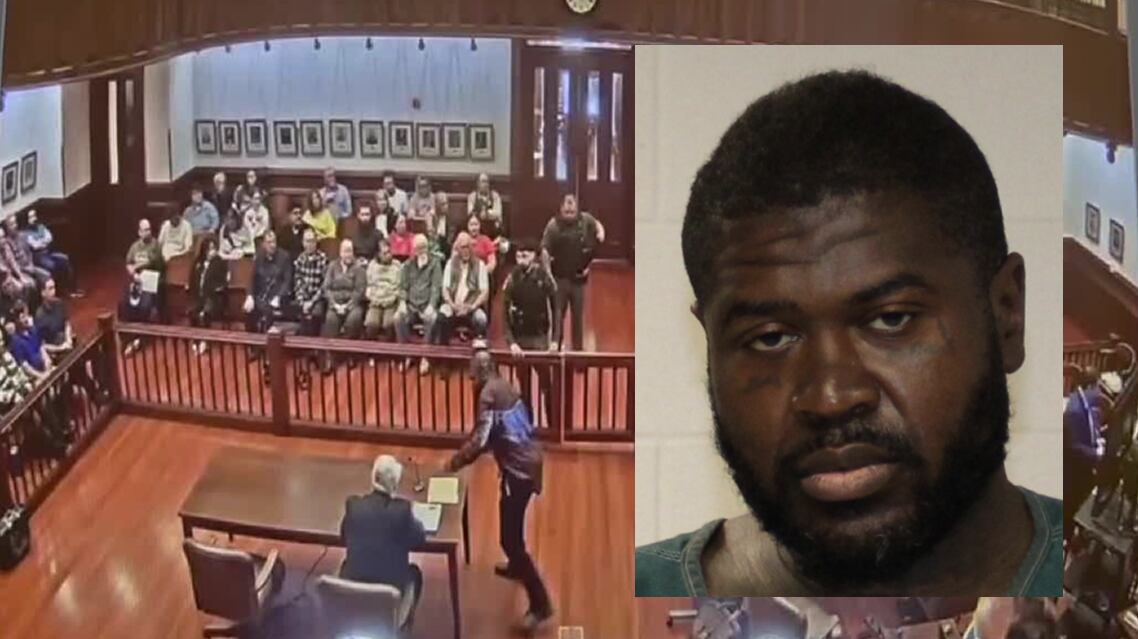 Man who punched lawyer in court, blinding him in one eye, indicted in ...