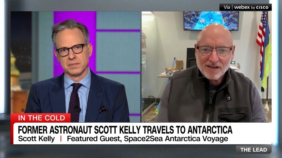Former astronaut Scott Kelly explores Antarctica