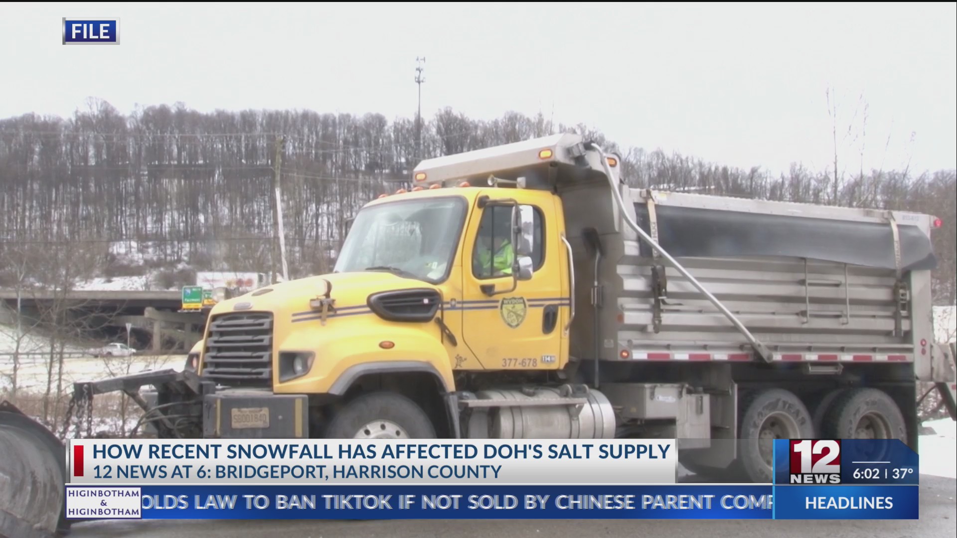 WVDOH details plans to treat roads ahead of projected weekend snow
