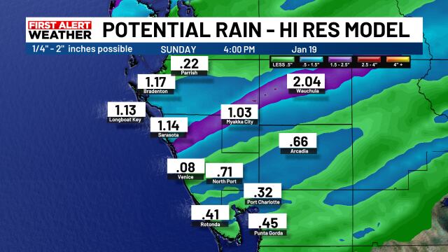 Strong storm system to bring some rain our way