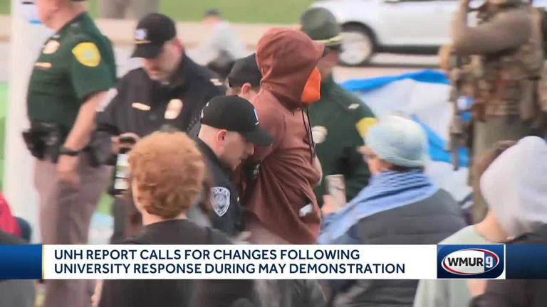 Group says police response to UNH protests escalated tensions ...