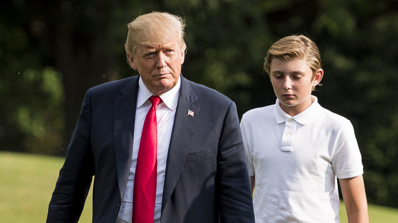Barron Trump Is Following In Donald's Footsteps Earlier Than We Thought