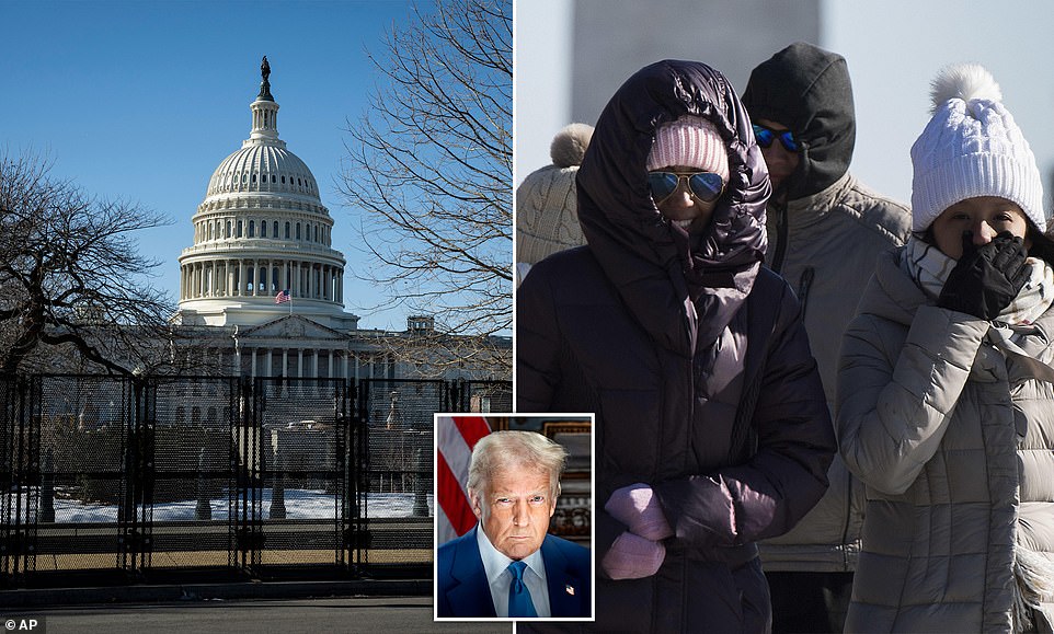Severe cold weather forces Trump's inauguration indoors