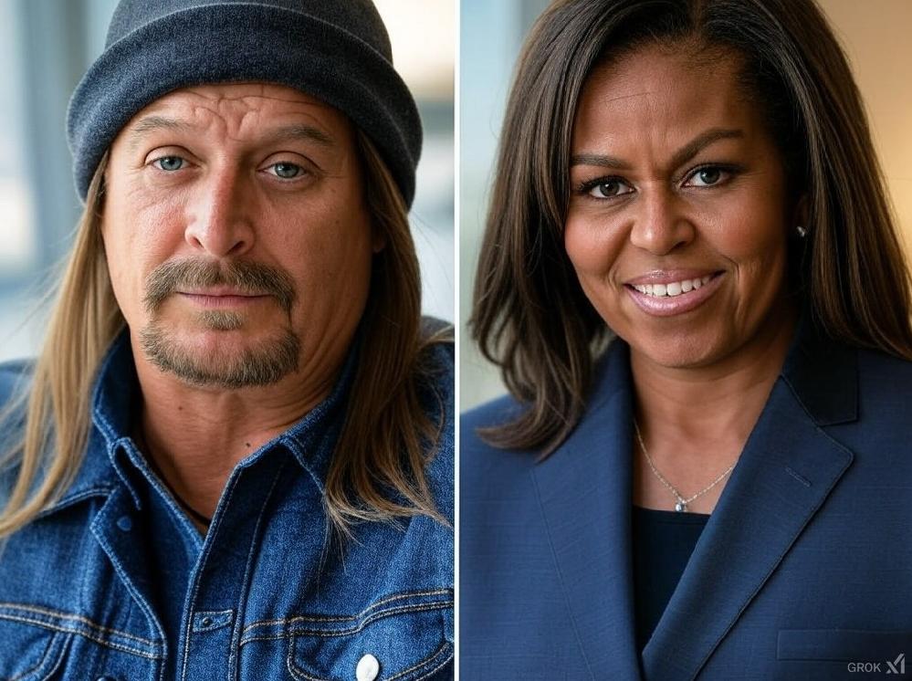 Kid Rock Comes for Michelle Obama for Snubbing Trump’s Inauguration ...