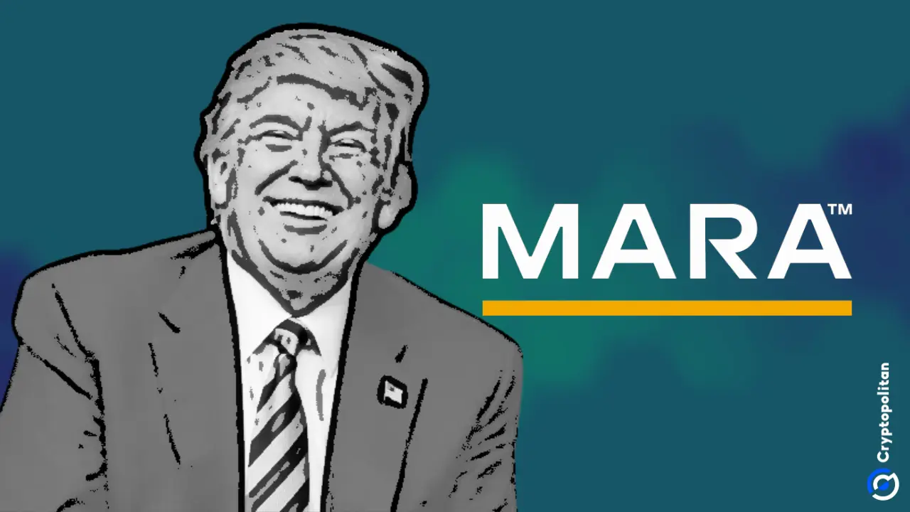 Mara Holdings prints a Trump portrait on the blockchain as crypto ...