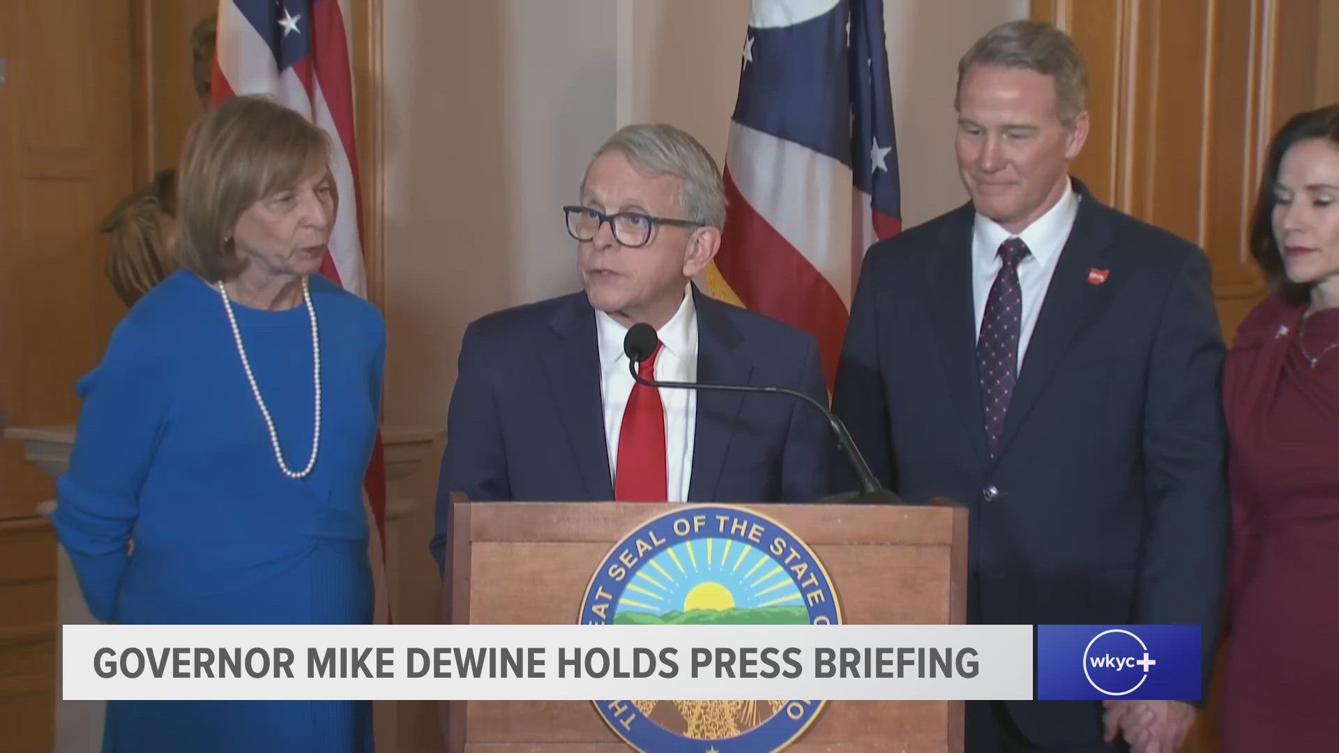 Ohio Gov. Mike DeWine: Jon Husted to fill Vice President-elect JD Vance ...