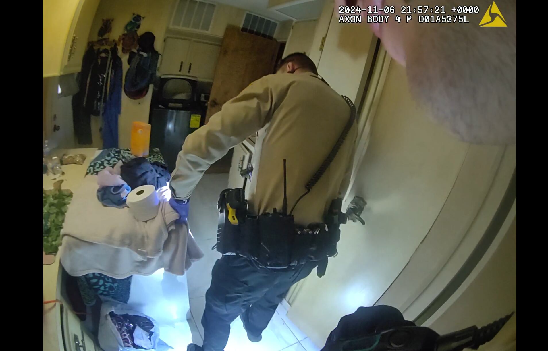 WATCH: Body-worn camera shows discovery of Las Vegas woman’s body in freezer