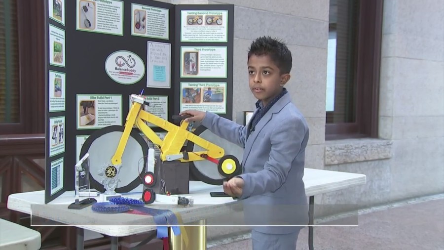 Students present award-winning inventions in Columbus