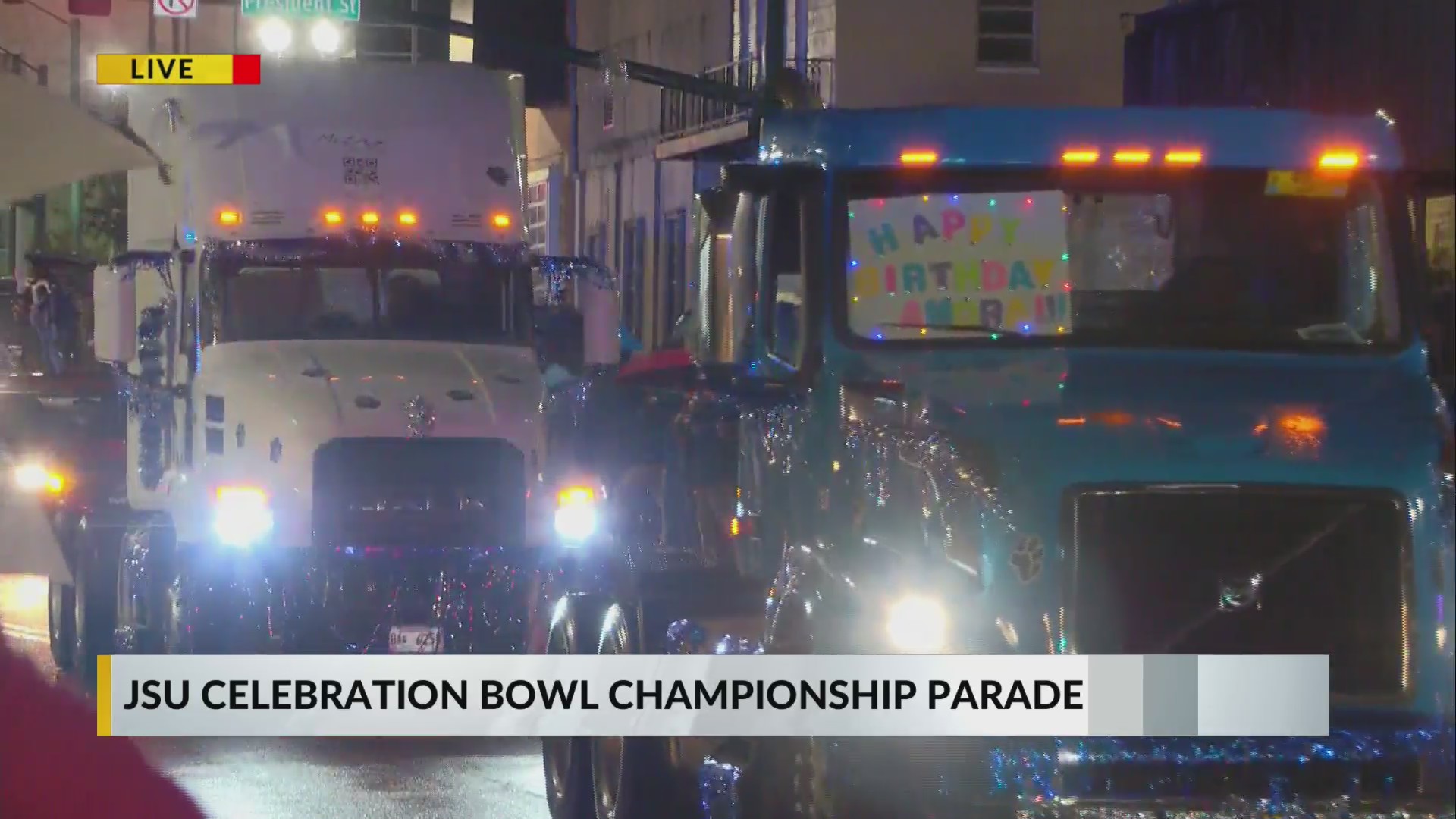Jackson hosts JSU Tiger Football National Champions Parade
