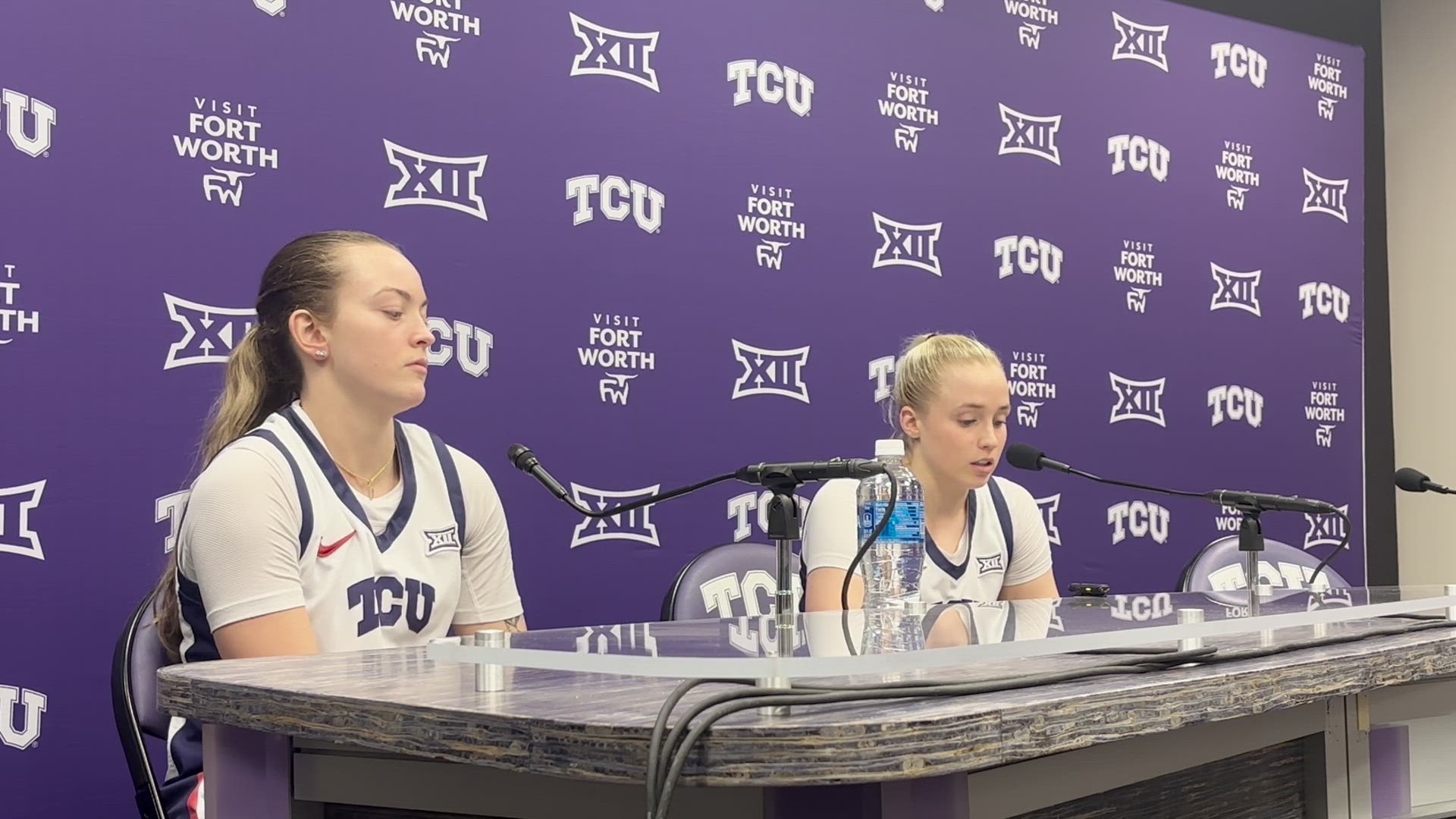 WATCH! Madison Conner and Hailey Van Lith Talk No. 10 TCU's Win Over No ...