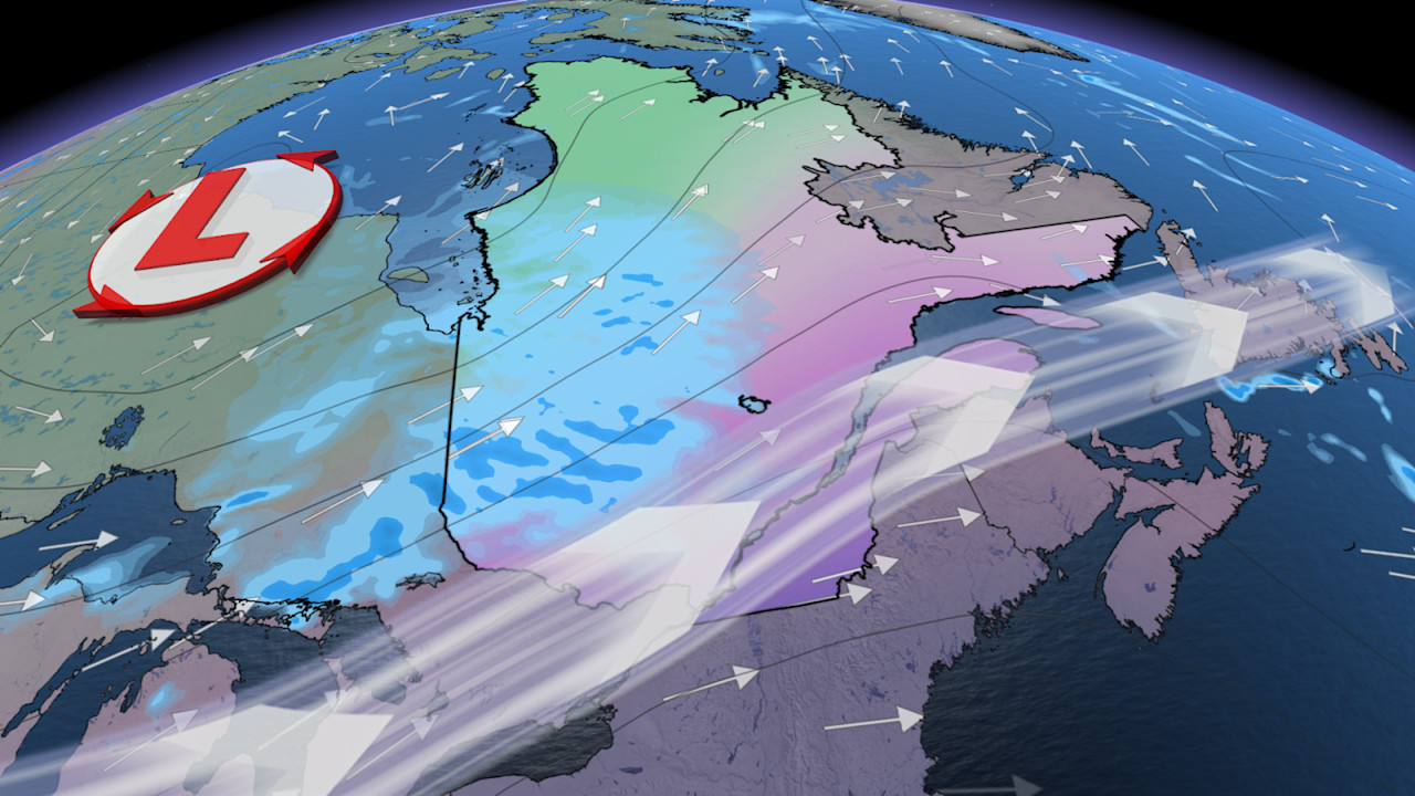 Sharp temperature plunge to follow heavy Quebec snows