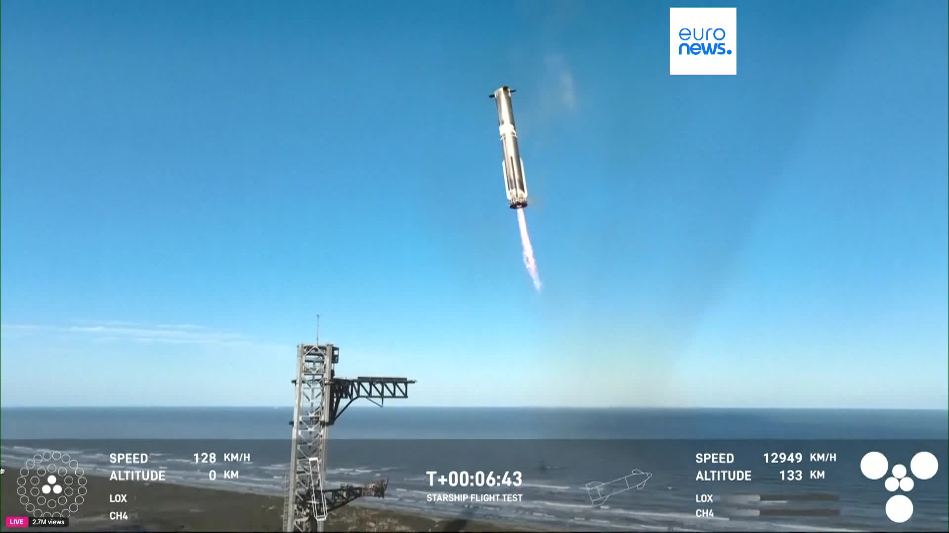 SpaceX's Starship explodes during test launch minutes after rocket ...