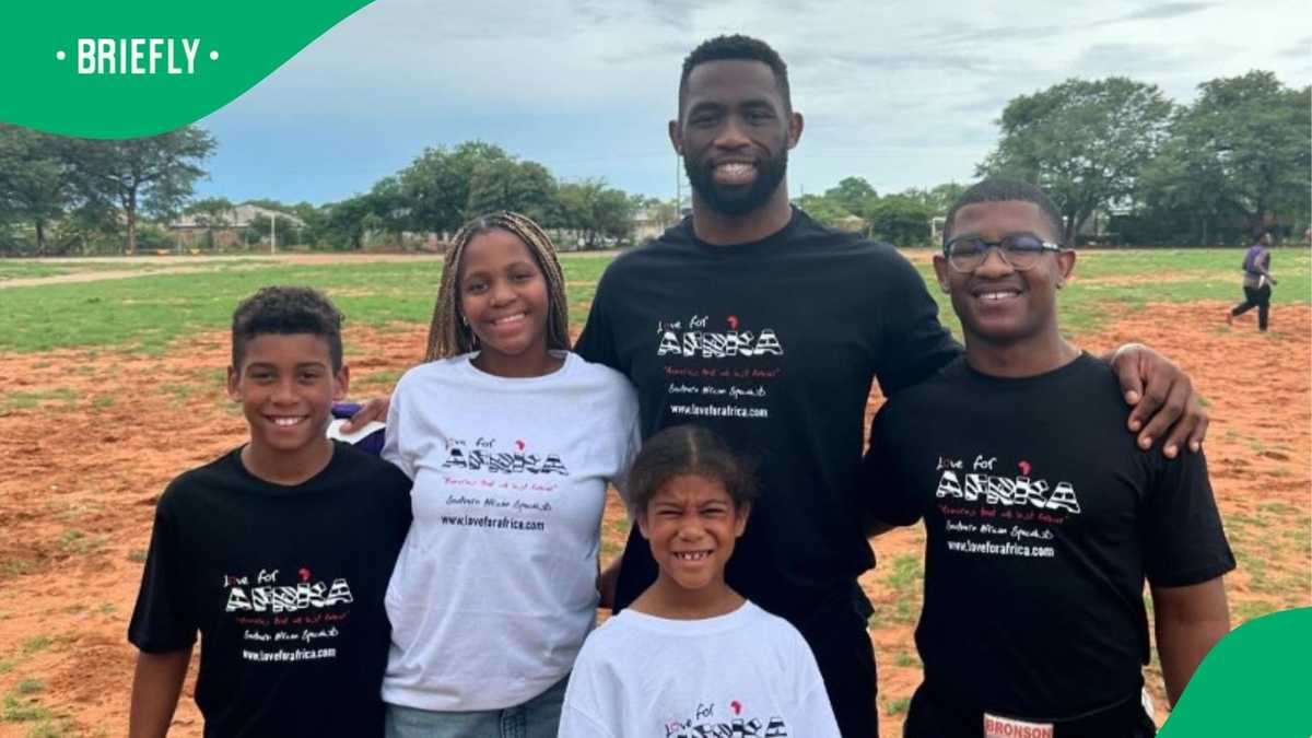 Springboks captain Siya Kolisi sepnds time with family in Gqeberha