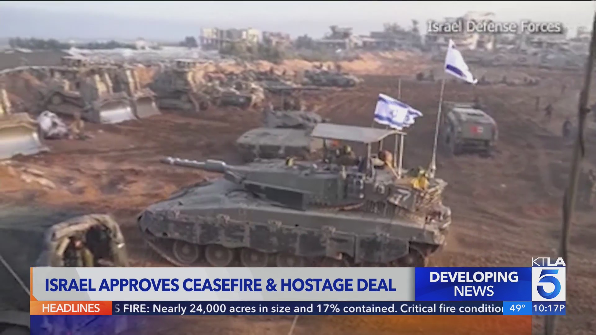 Israel approves a deal for a ceasefire in Gaza and the release of ...