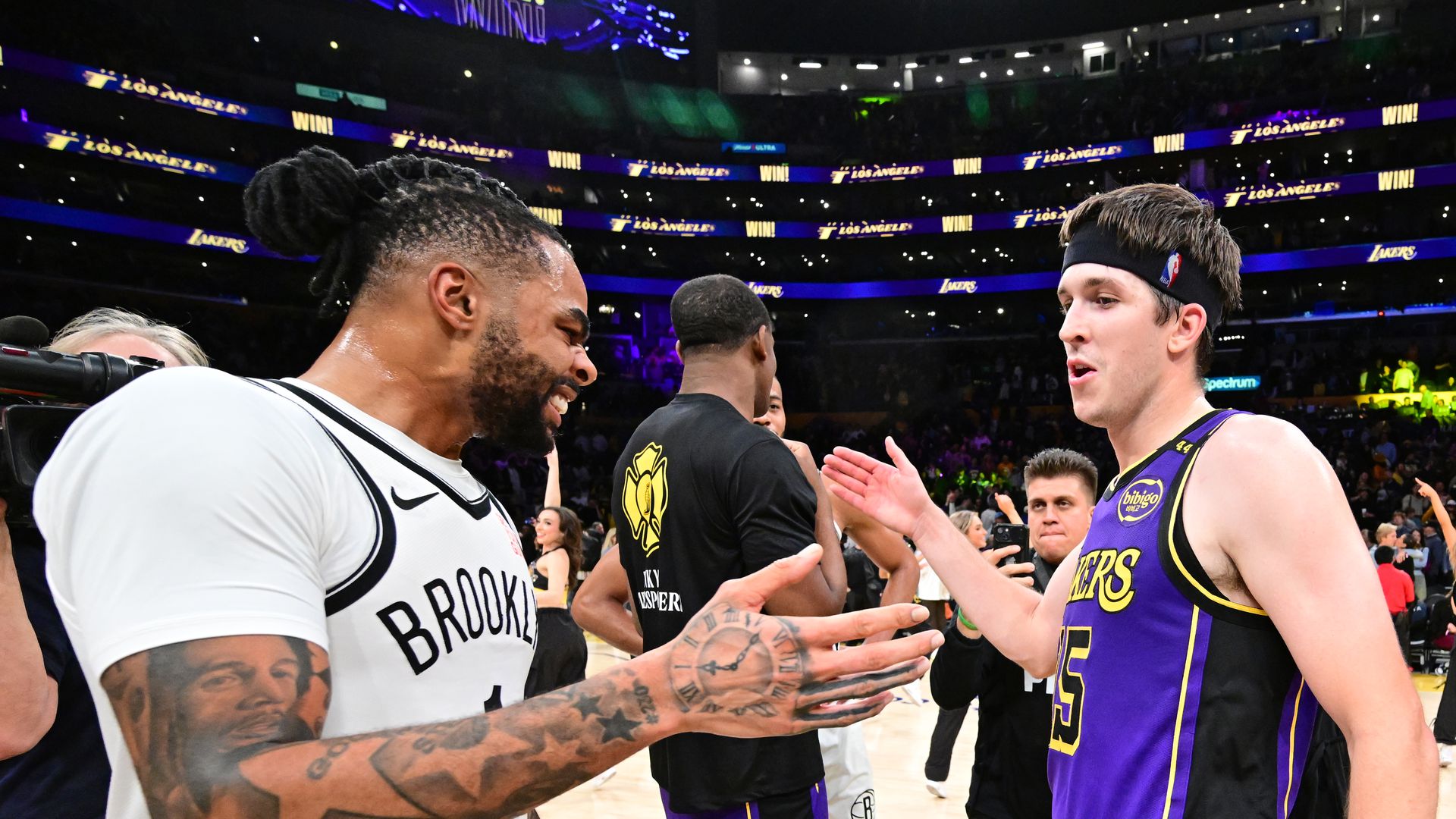 Austin Reaves thanked D’Angelo Russell for missing game-winner vs. Lakers