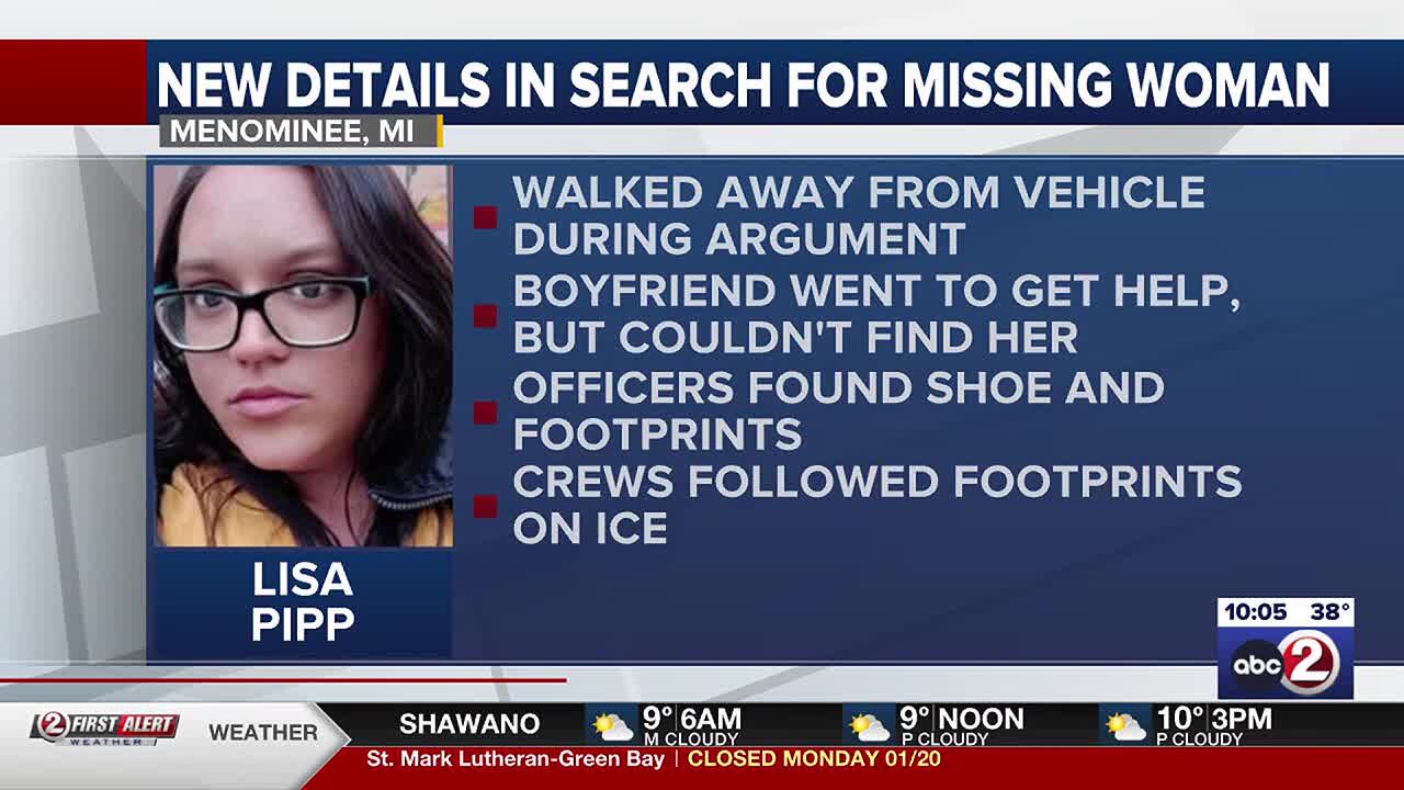 City of Menominee police find shoe, footprints related to missing woman ...