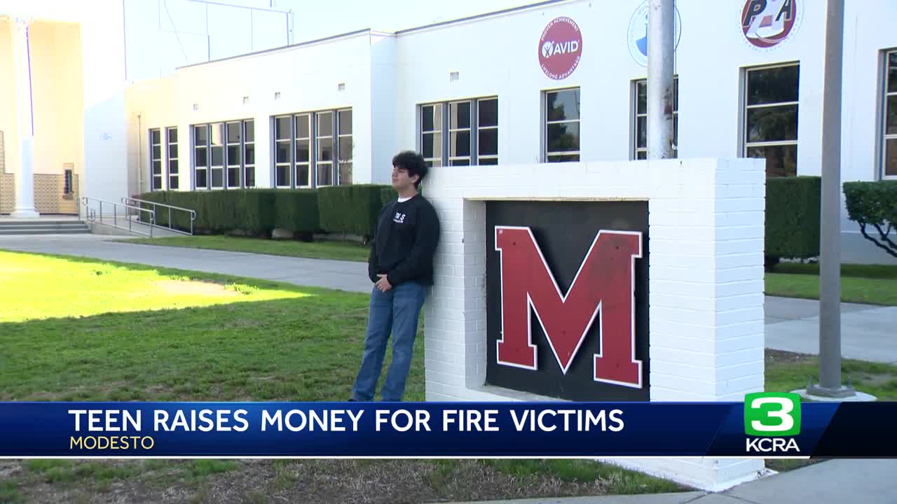 Ryan Nazari raised nearly $7,000 for victims of the LA fire