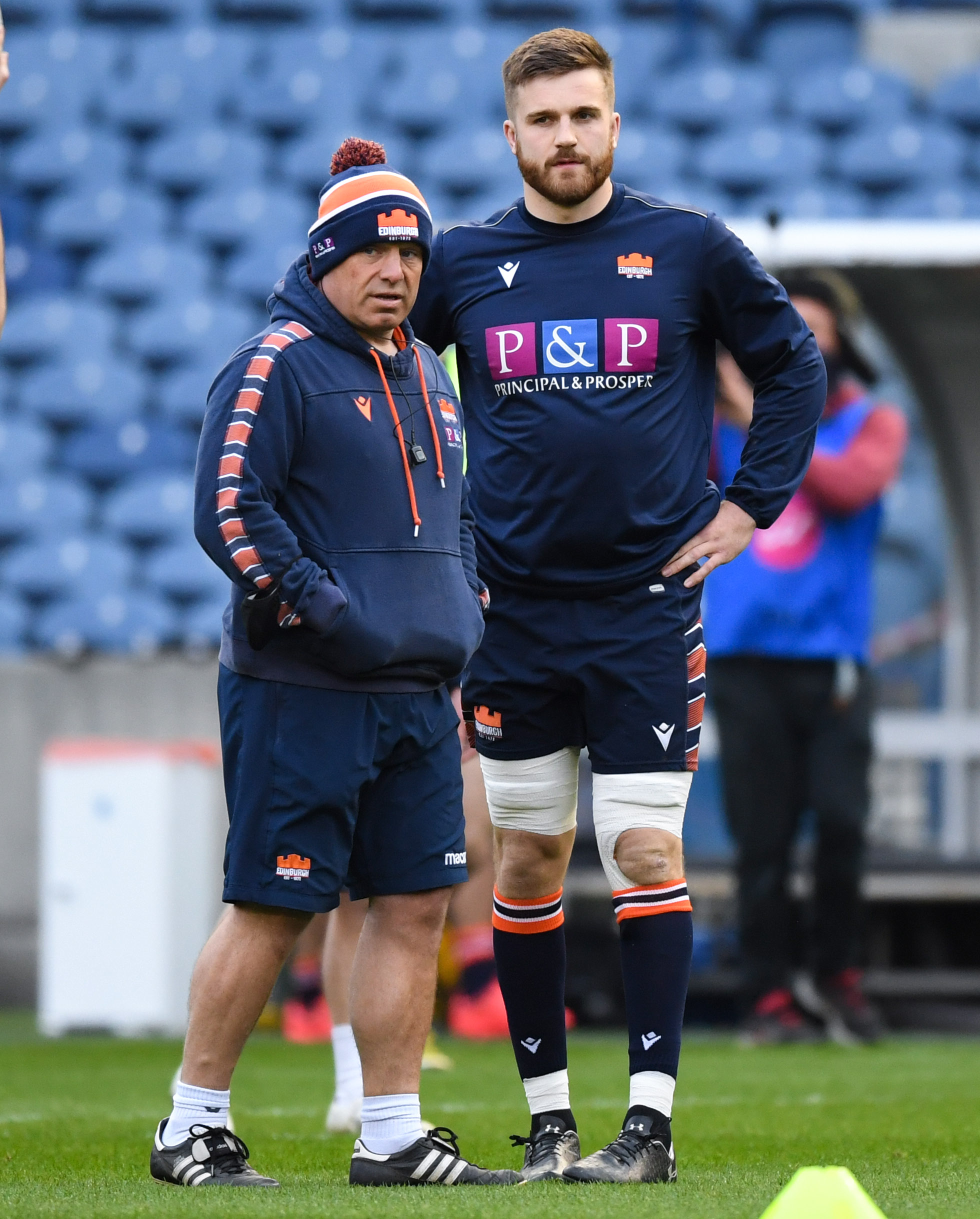 Edinburgh Rugby's tackling machine will be seeking out a reunion