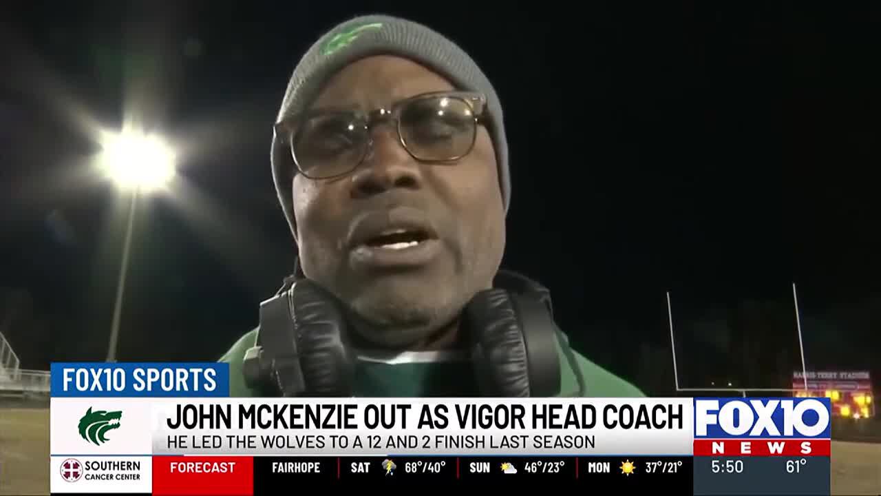 John McKenzie out as Vigor head football coach