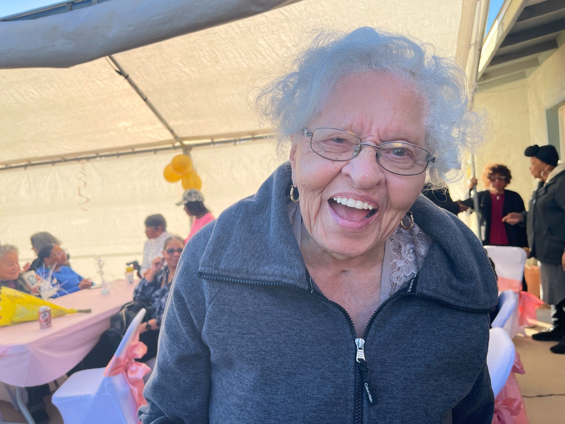 Claudia Mae Atkinson of Victorville celebrates her 100th birthday