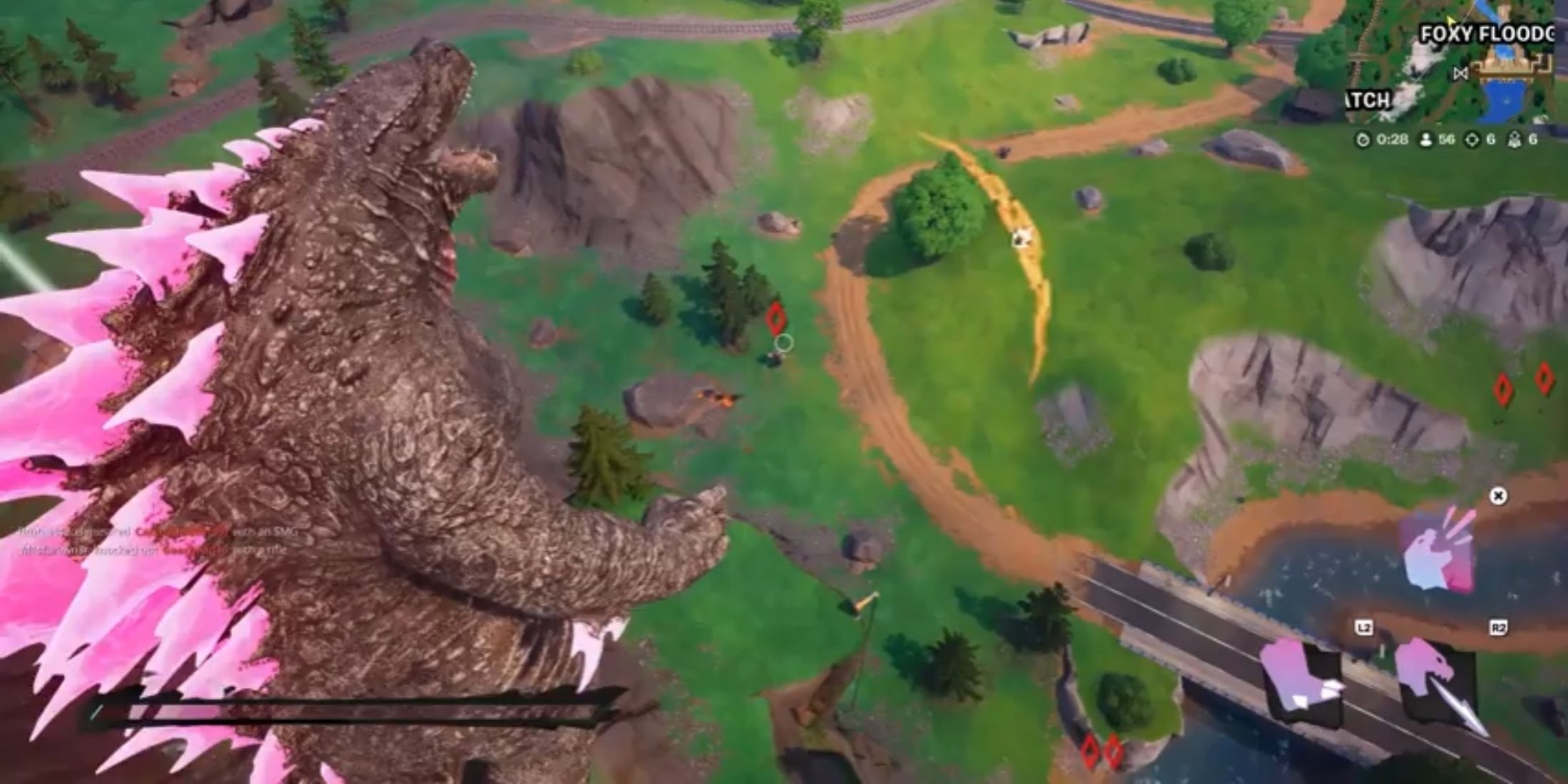 Fortnite Fans Are Having a Blast With Godzilla