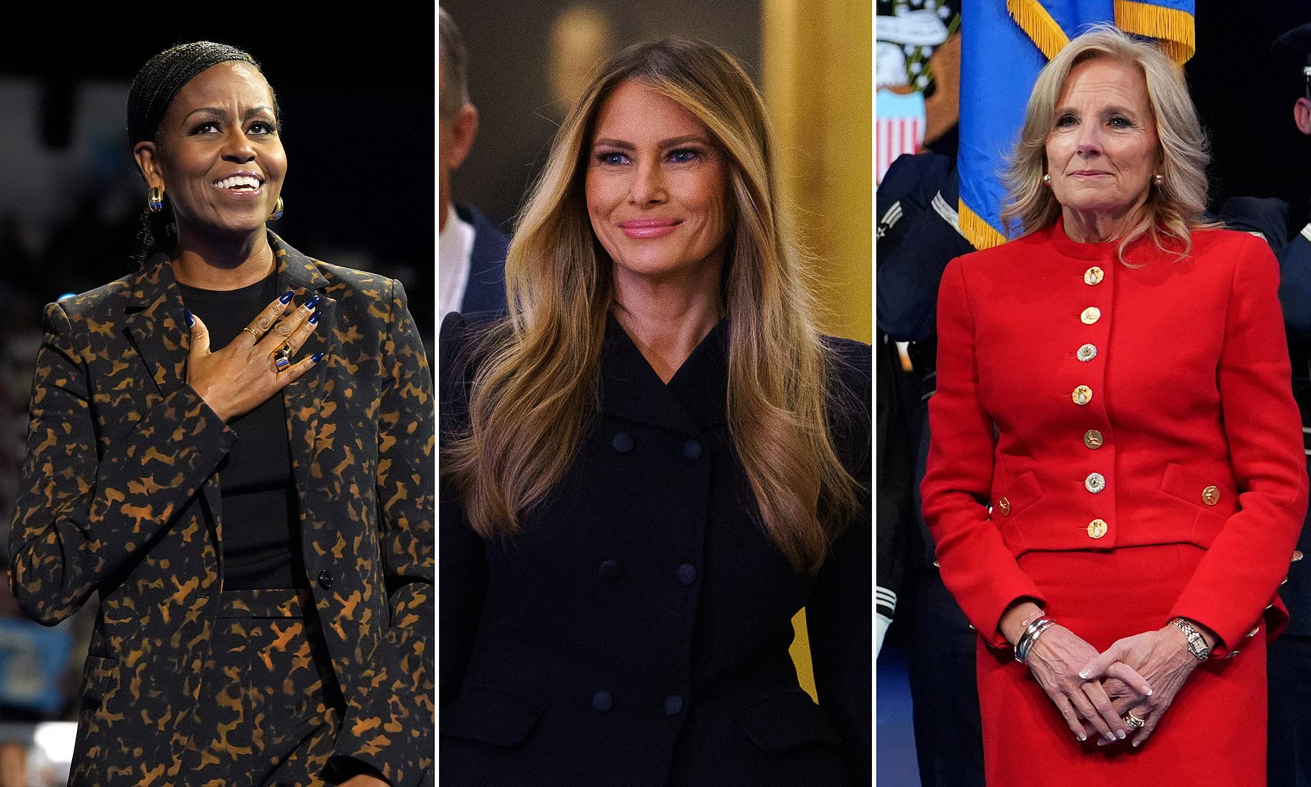Michelle Obama narrowly edges Melania Trump as ;the best' first lady