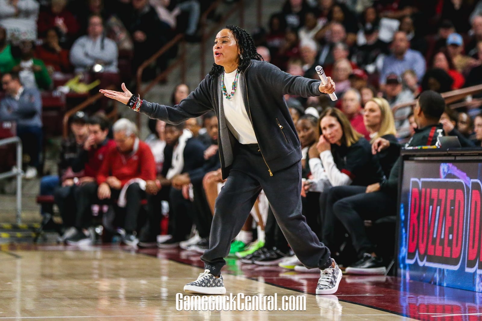 As long as Dawn Staley is in Columbia, the foot must remain on the pedal
