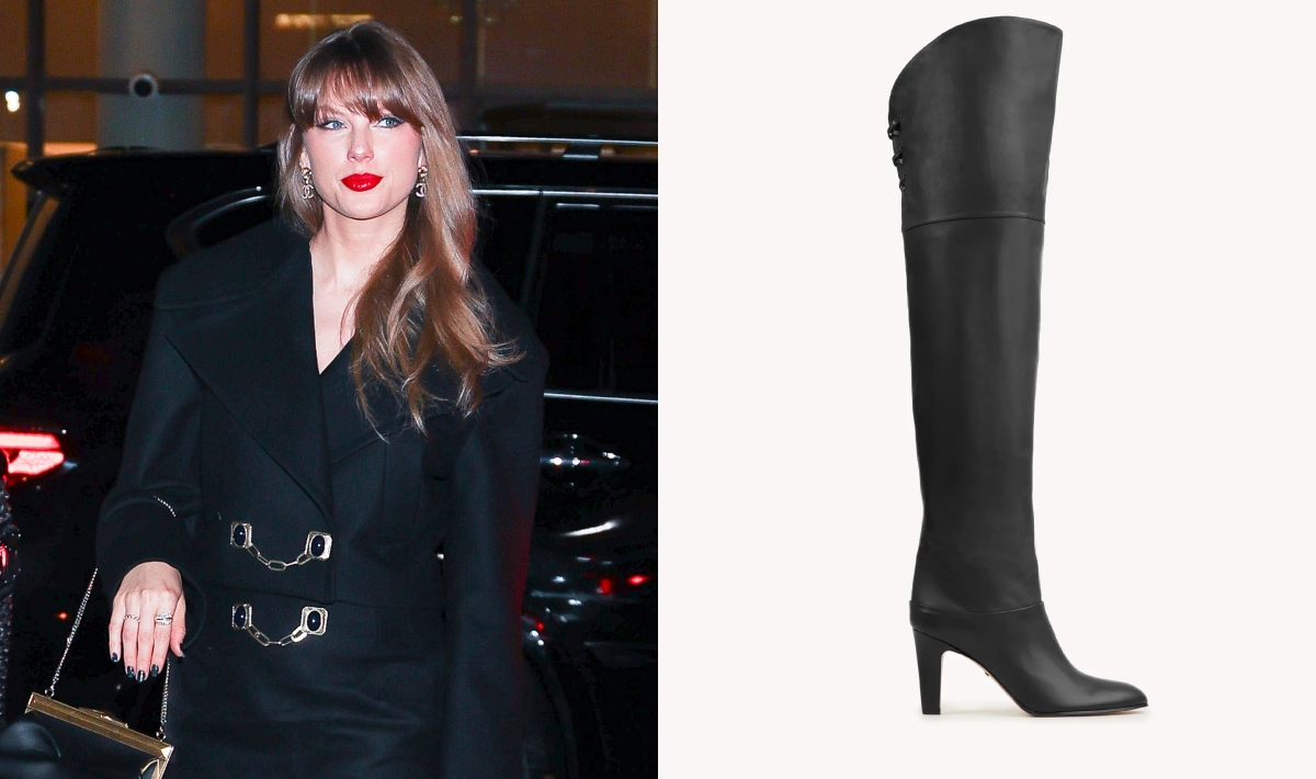 Taylor Swift Heads to Dinner With Her Parents in Chloe Eve Thigh-High ...
