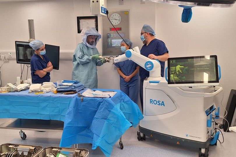 Robotic surgical assistant set to help knee replacement patients at ...