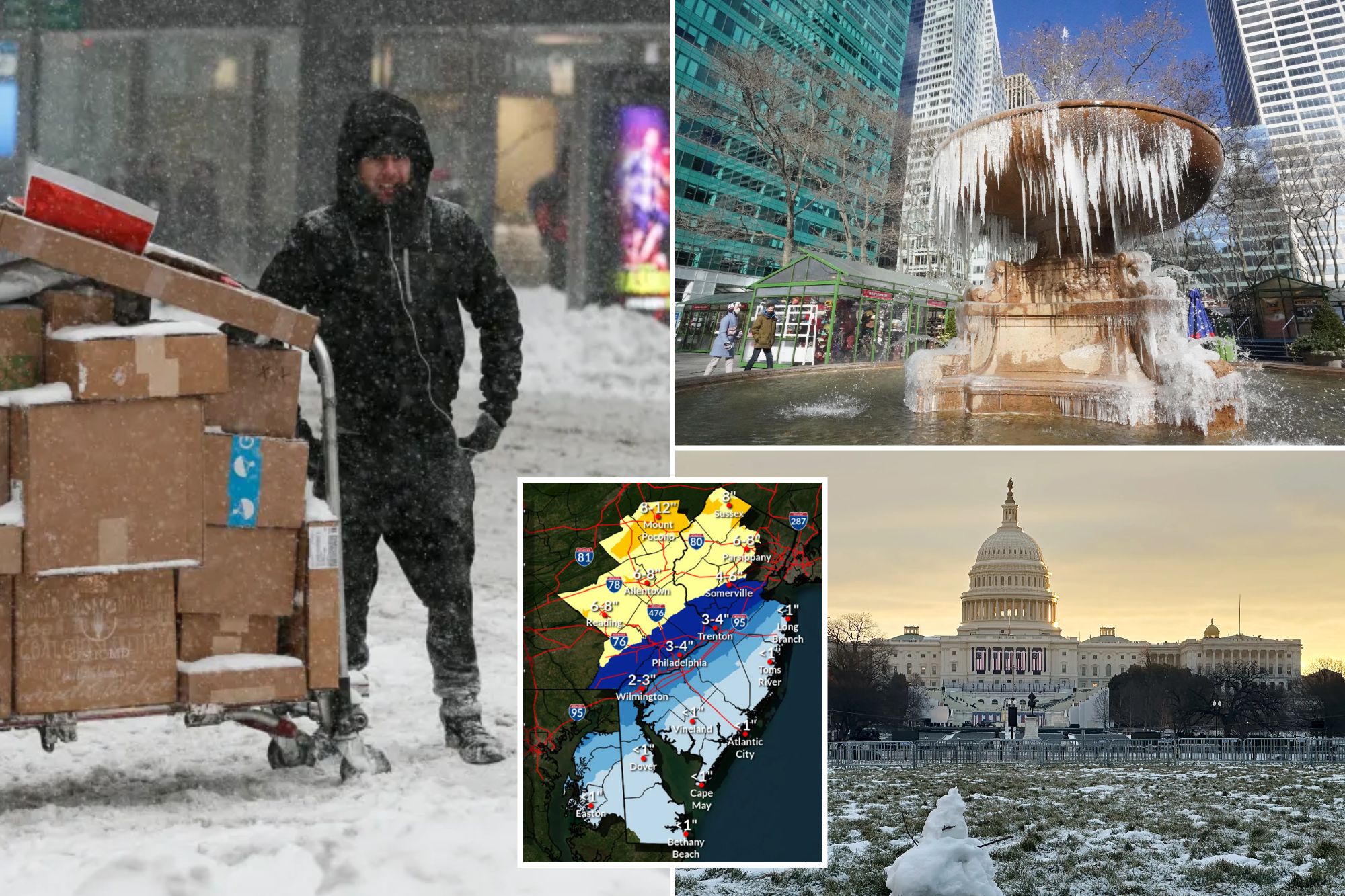 Polar vortex to dump half a foot of snow on NYC, followed by deadly ...