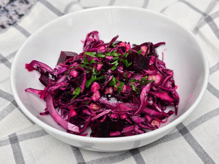 Beet, Cabbage and Barley Salad