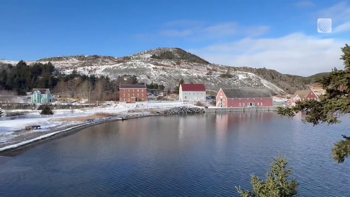 A picturesque winter scene out in Trinity, NL